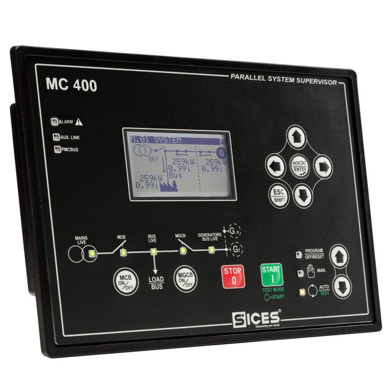 AMF generator set controller - MC 400 - S.I.C.E.S. - parallel