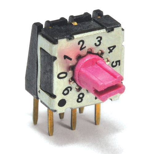 Rotary switch - RDM series - E-SWITCH - DIP / multipole / waterproof