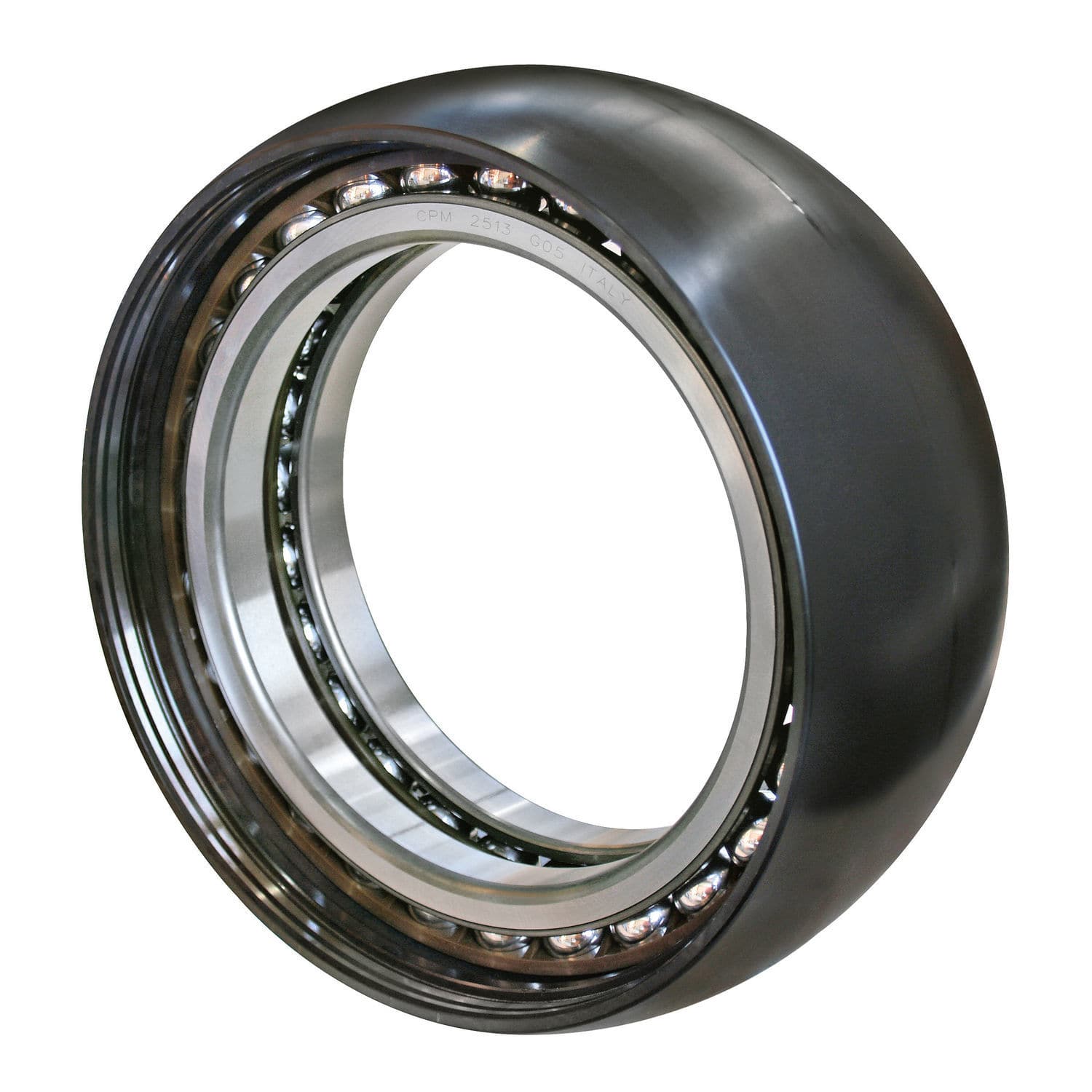 Ball bearing bearing - CPM 2513 - CPM S.p.A. - angular-contact / steel ...
