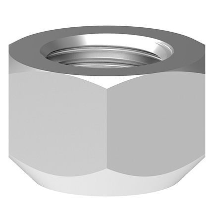 Hexagonal nut - Locknuts ISO 7042 - RUD - locking / metal / threaded
