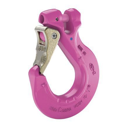 Lifting hook - VIP-VCGH - RUD - forged / clevis / with safety latch