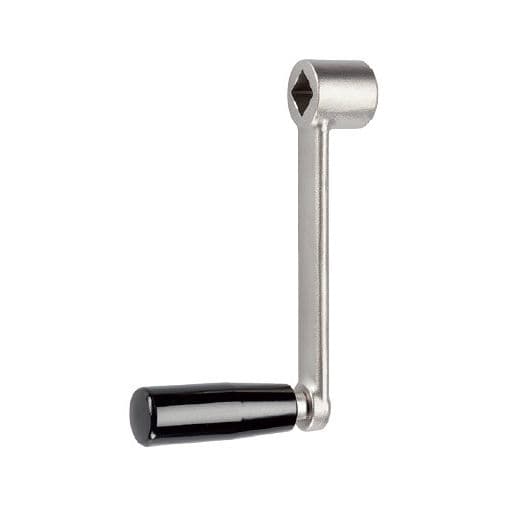 Stainless steel crank handle - EH 24330. series - HALDER France