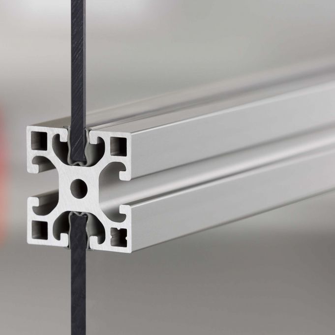 Plastic cover profile - 0.0.495.08 - item industrial applications - U ...