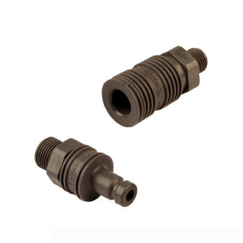 Hydraulic fitting - KL series - Walther Präzision - pneumatic / quick / PP