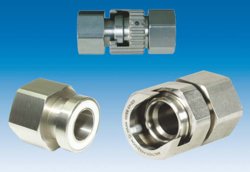 Hydraulic fitting - EH series - Walther Präzision - for gas / quick / inox