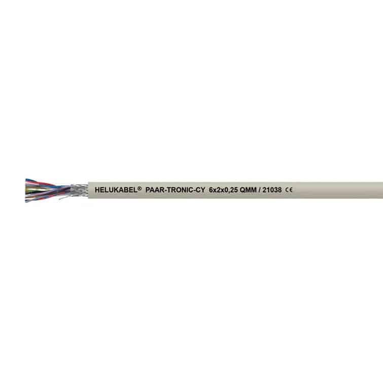 Electrical data cable - PAAR-TRONIC-CY - HELUKABEL - DIN / flame ...