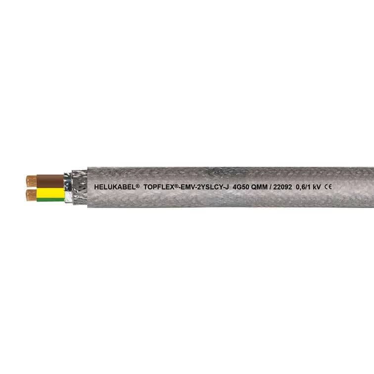 Power cable - TOPFLEX®-EMV-2YSLCY-J - HELUKABEL - DIN / flame-retardant ...