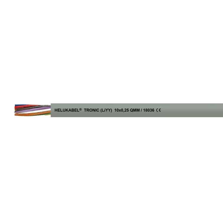 Power cable - TRONIC (LiYY) - HELUKABEL - data / DIN / flame-retardant
