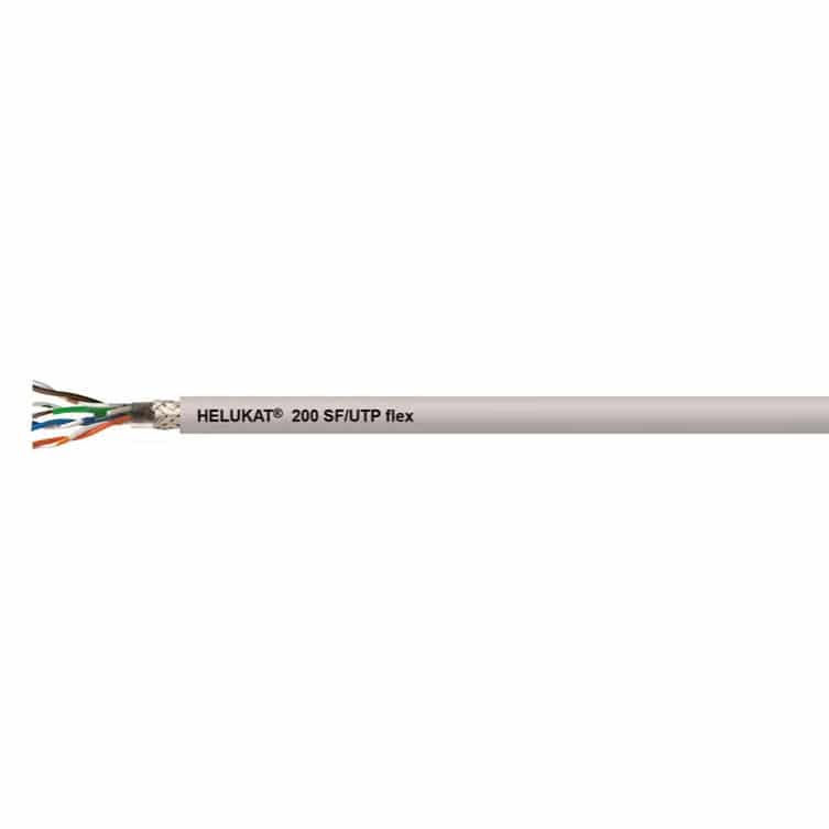 LAN electrical cable - HELUKAT® 200 - HELUKABEL - SF/UTP / UTP / copper