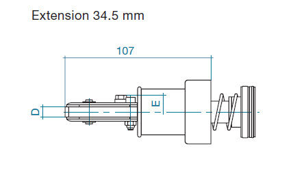 Pneumatic fitting tool - ME - OETIKER - for hose clamps
