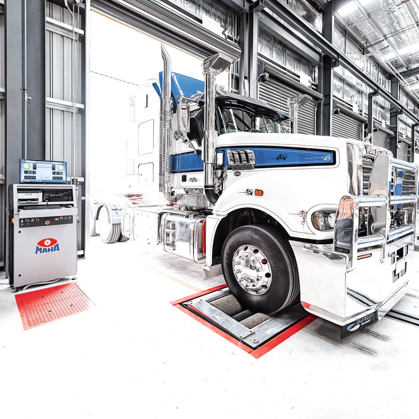 Truck brake tester - MBT 7250 EUROSYSTEM - MAHA Maschinenbau Haldenwang ...