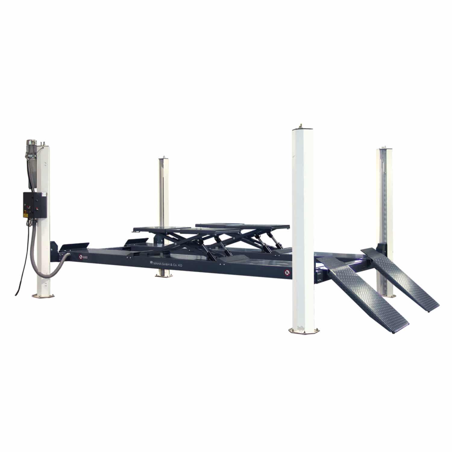 4-post lift - CARLIFT II 4.0 W - MAHA Maschinenbau Haldenwang GmbH & Co ...