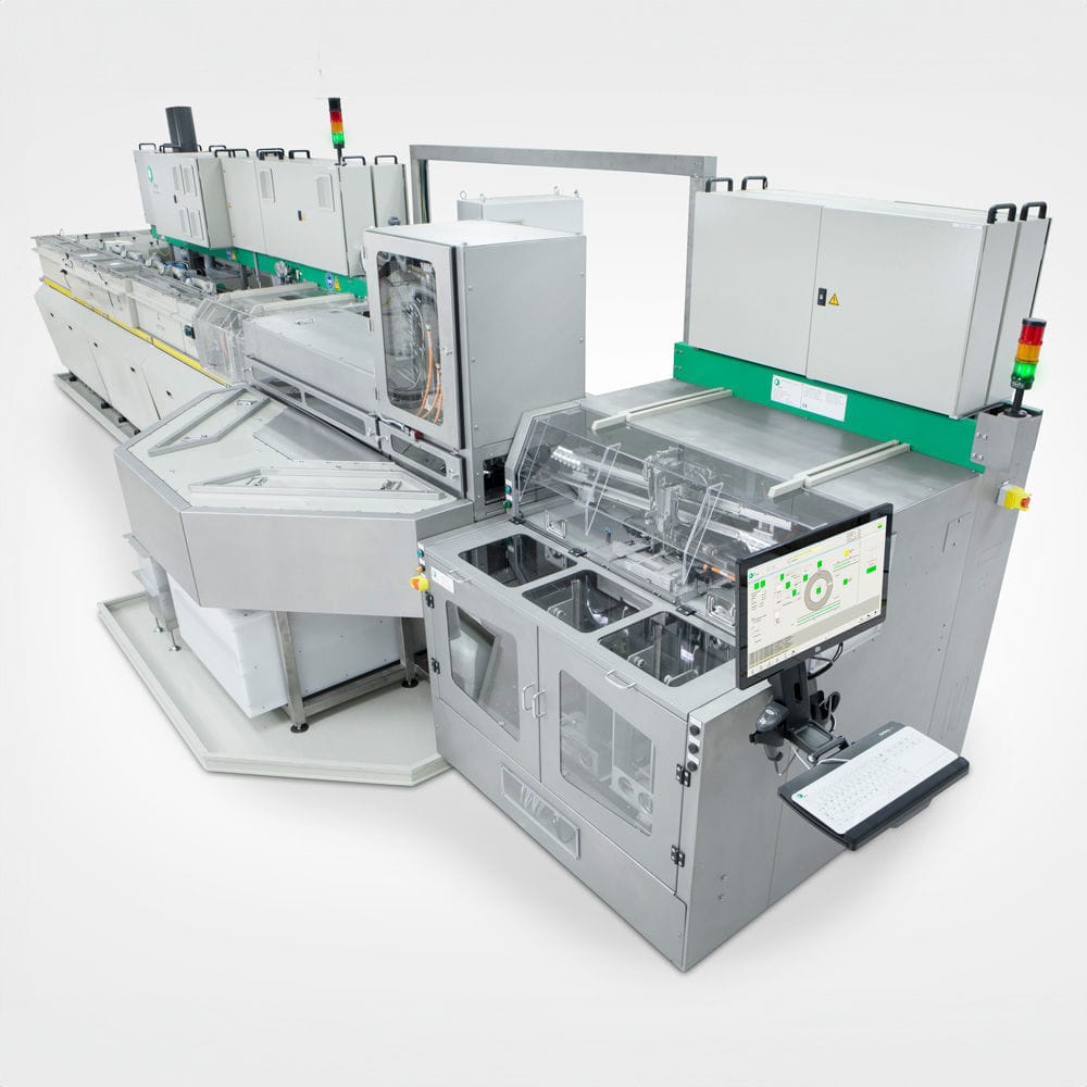 Computer-controlled deflashing machine - Meco CDL 1500 - BE ...