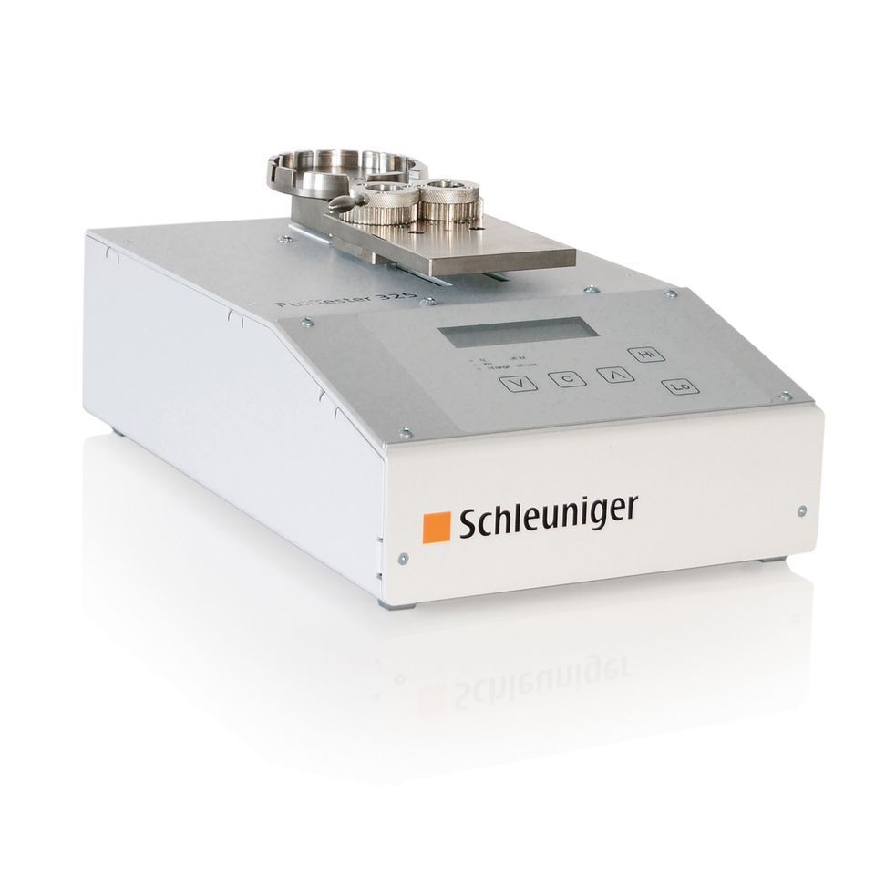 Pulling out force testing device - PullTester 325 - Schleuniger ...