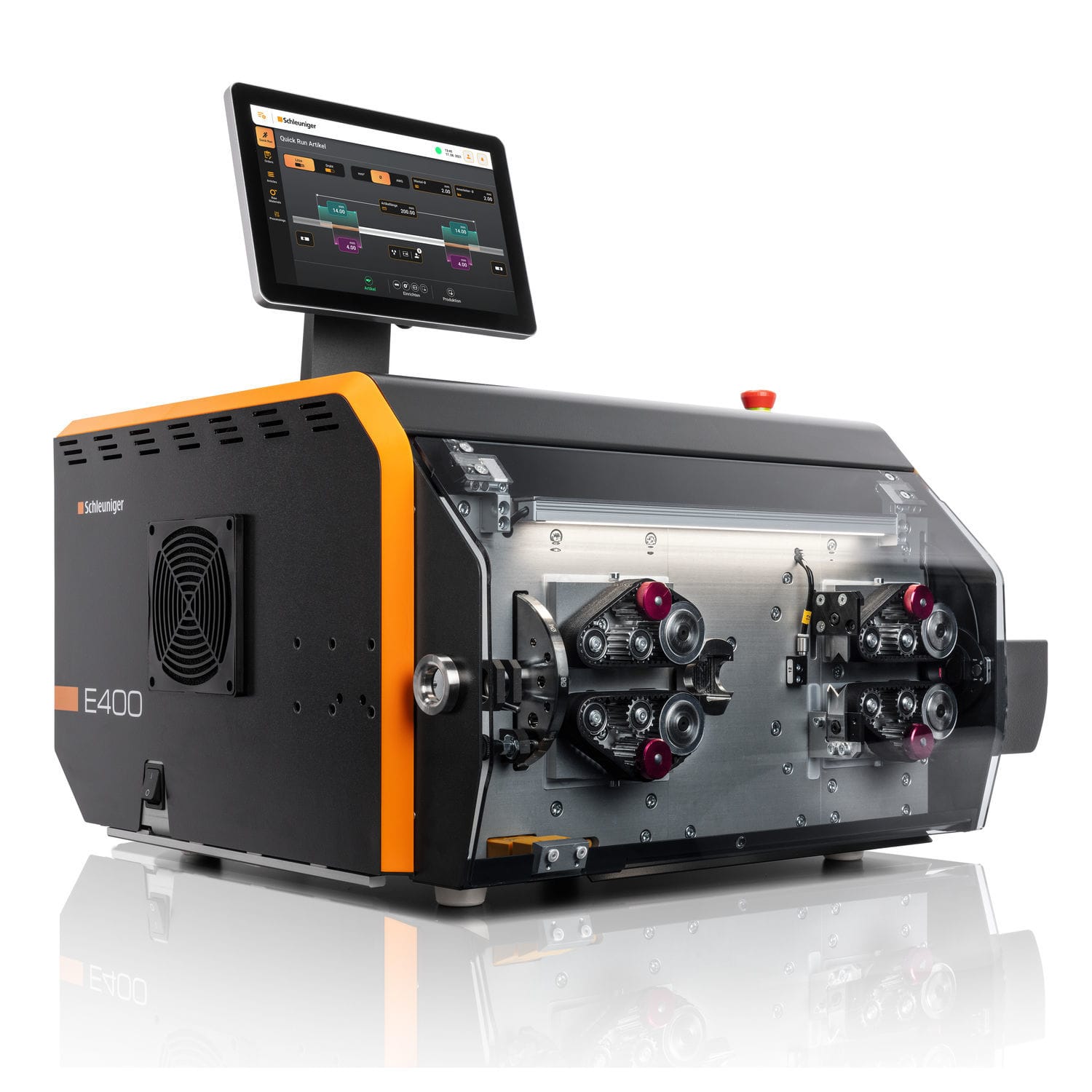Electrical cable cutting and stripping machine - E400 - Schleuniger ...
