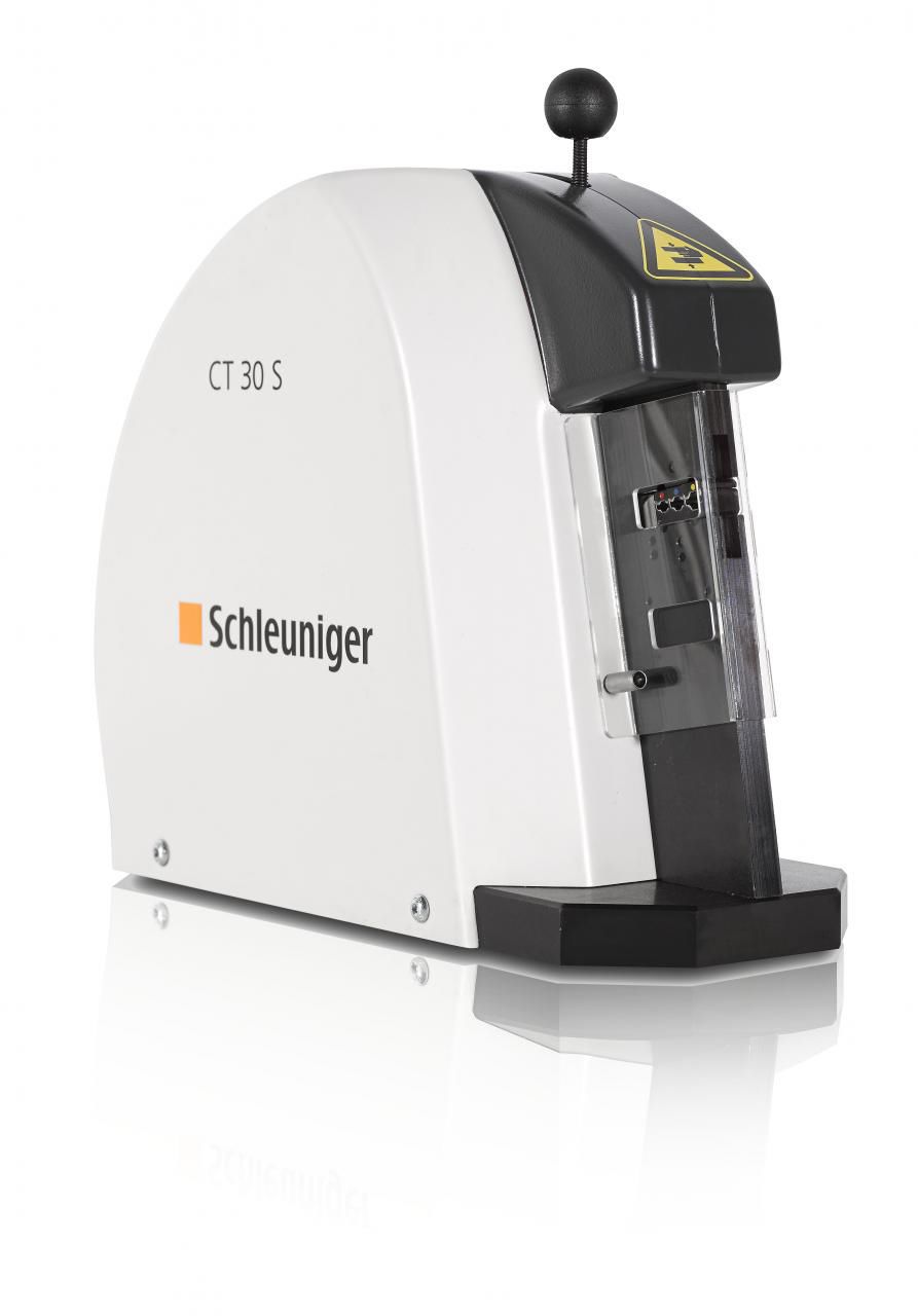 Cable crimping machine - CT 30 S - Schleuniger - wire end ferrules ...