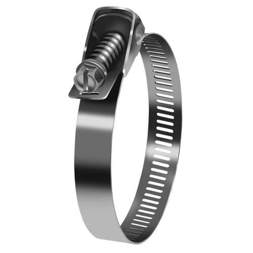 Stainless steel band clamp - QR series - murrayCorp. - screw / worm
