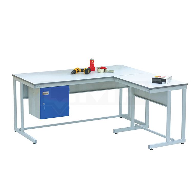 Steel workbench - BC84 series - Quality Metal Products - with drawer