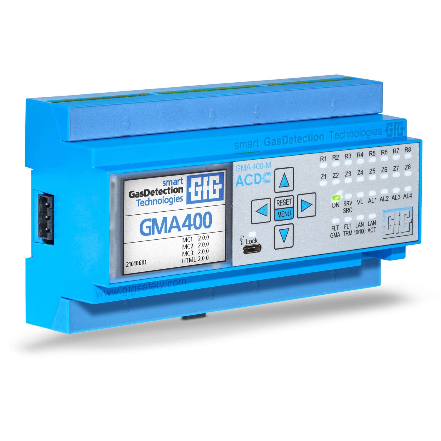 Multi-channel gas detection control unit - GMA400 - GfG - Gesellschaft ...