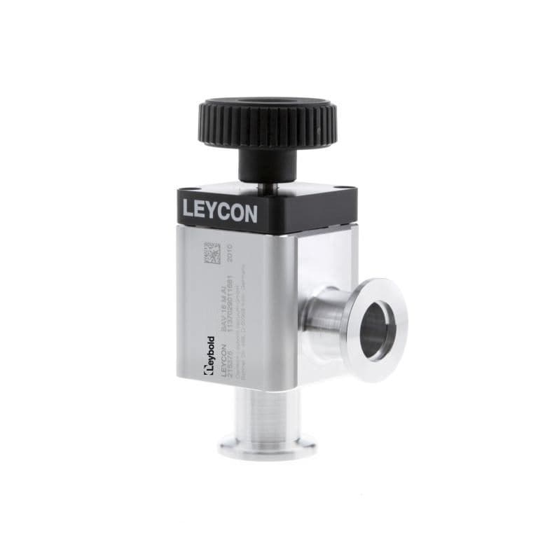 Manual valve - Leybold - electropneumatic / aluminum / stainless steel