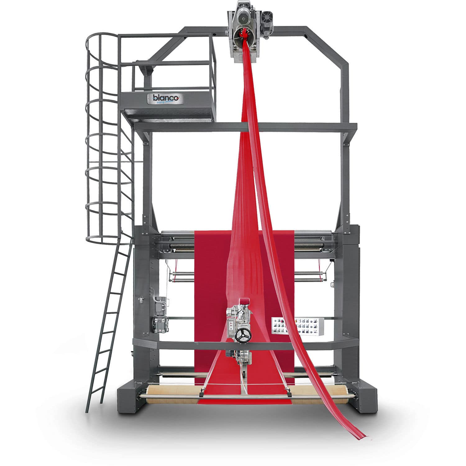 Open-knit fabric slitting machine - Bianco - automatic