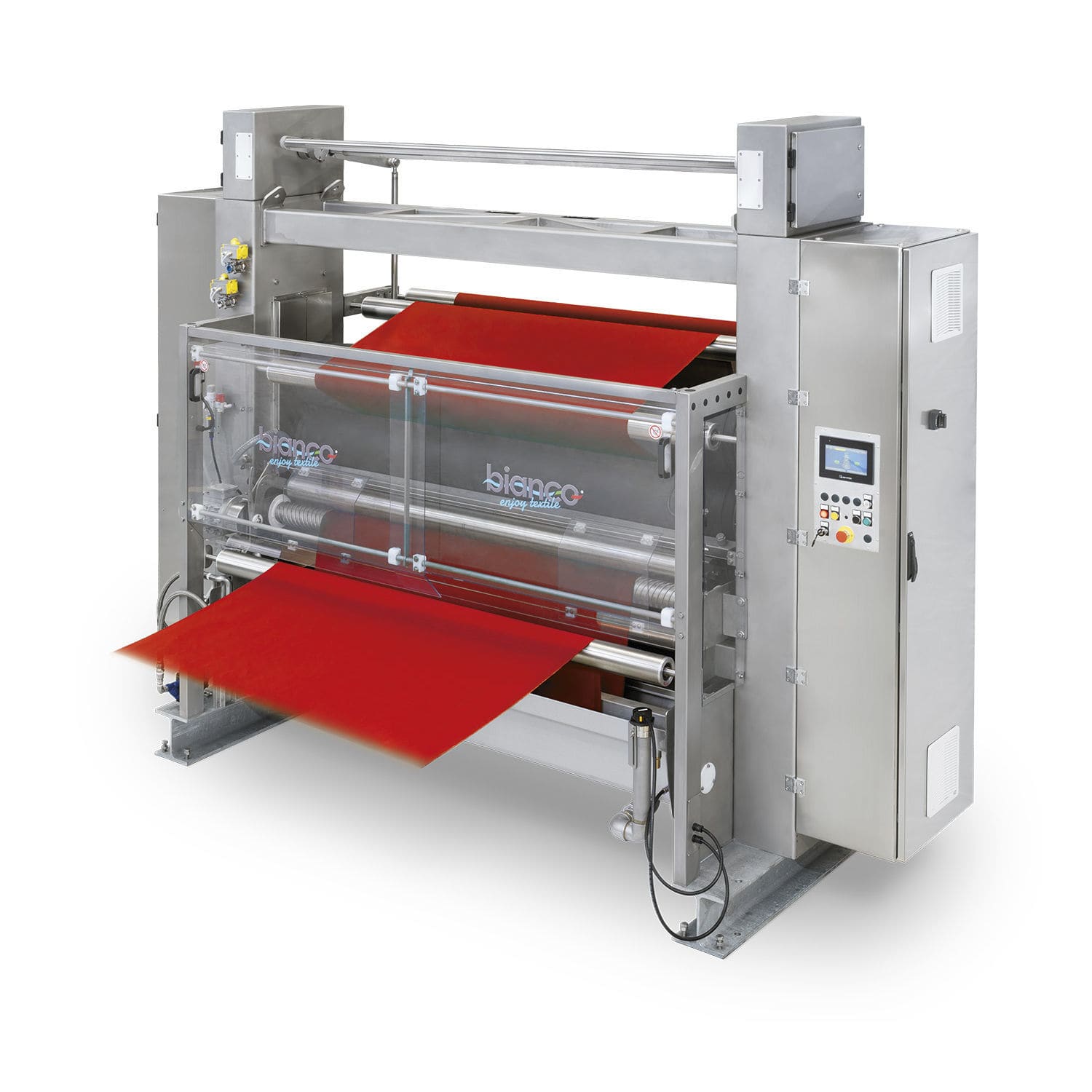 Hydro-pneumatic press - Bianco - compression / for textiles / compact