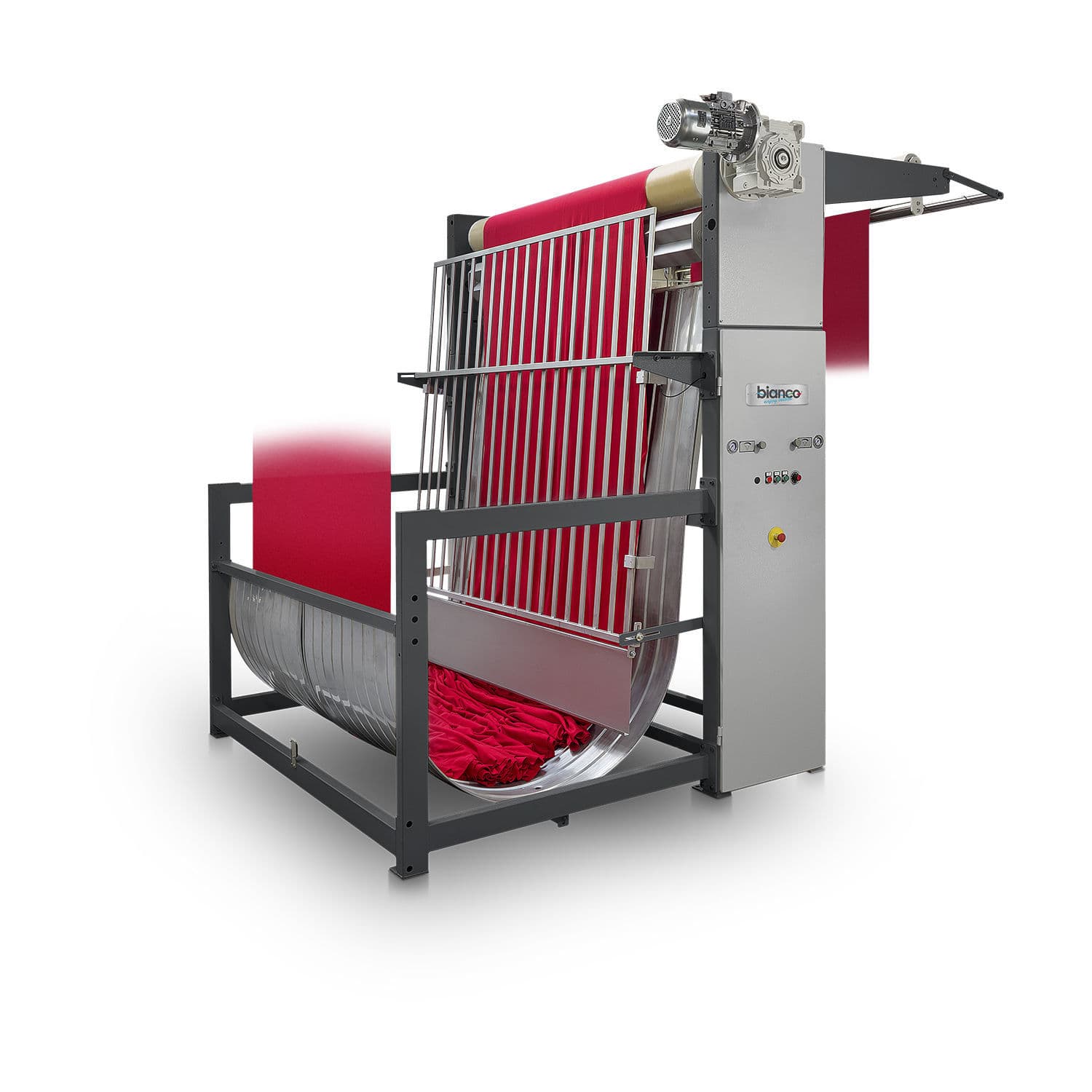 Vertical fabric accumulator - Bianco