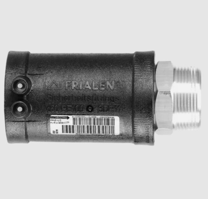 Hydraulic fitting - MUN V2A - Aliaxis - screw-in / HDPE / PE