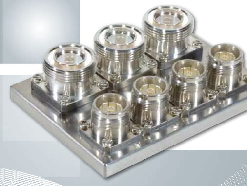 Hybrid connector - 4.3 - 10 series - Spinner - coaxial / DIN / circular