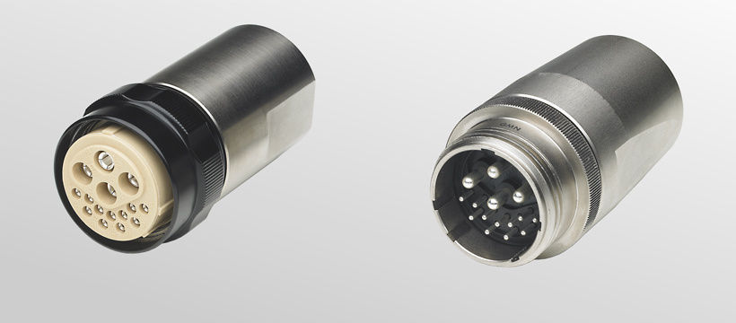 RF connector - GA Series - Schaltbau GmbH - DIN / circular / screw-in