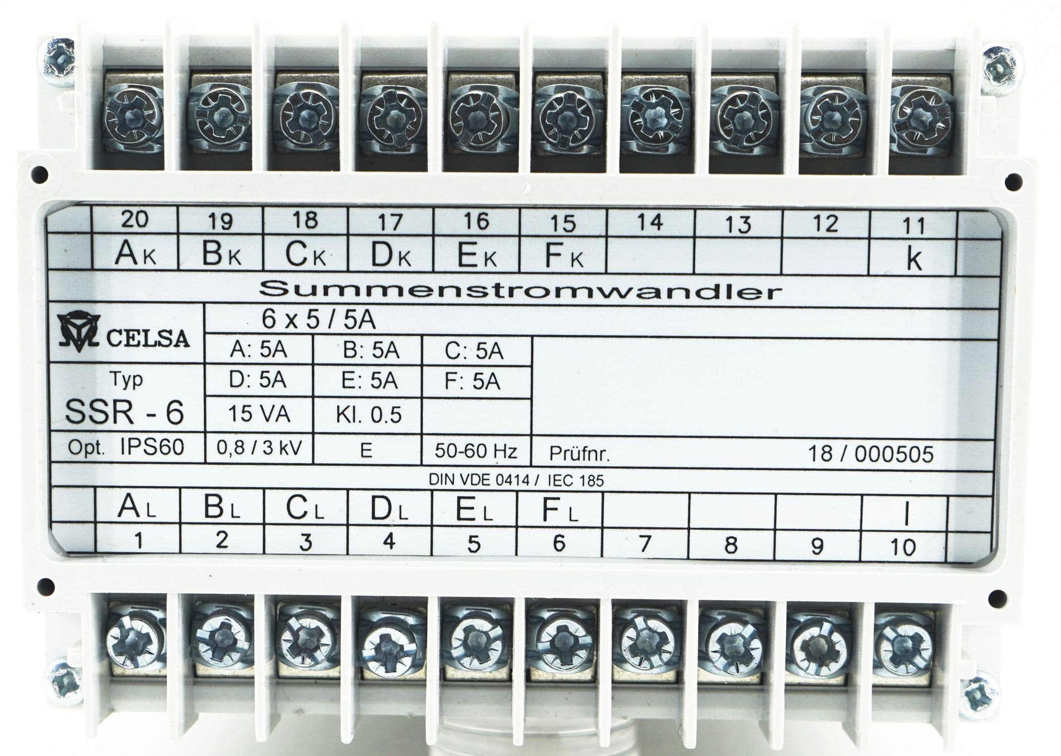 Summation transformer - SSR Series - CELSA MESSGERATE ESPAÑA S.L ...