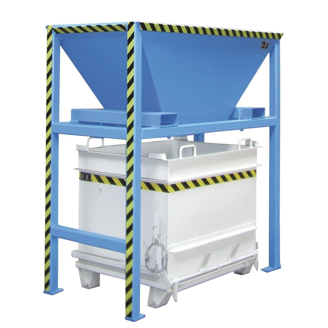Filling hopper - BT series - Bauer - bottom-opening / for bulk ...