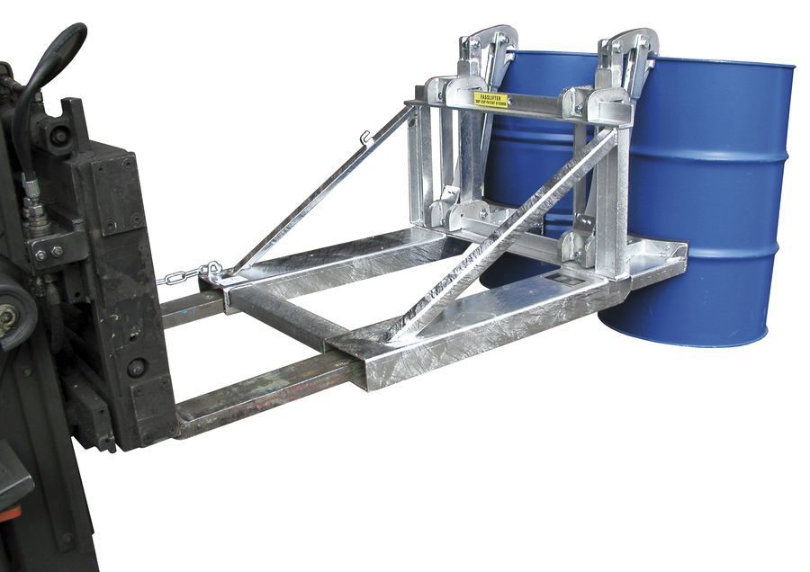 Drum materials handling clamp - RS series - Bauer - for forklift trucks
