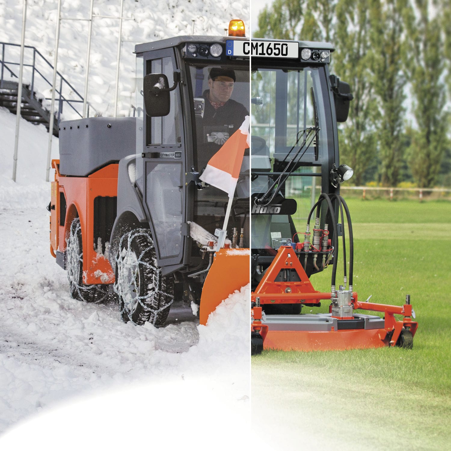 Ride-on sweeper - Citymaster 1650 - HAKO - vehicle-mount / diesel / street