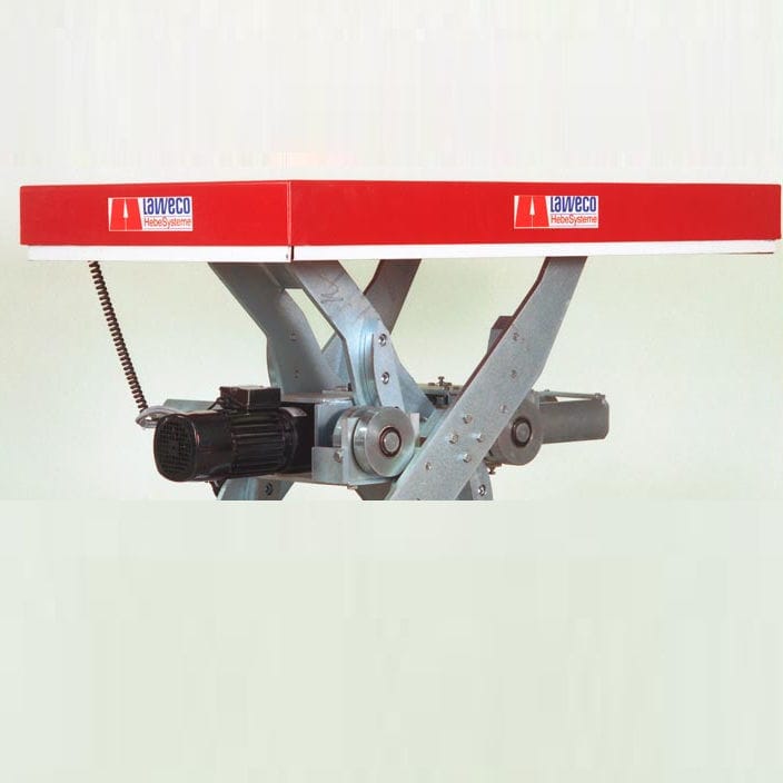 Spindle lifting device - LAWECO - hydraulic / platform / for automotive ...