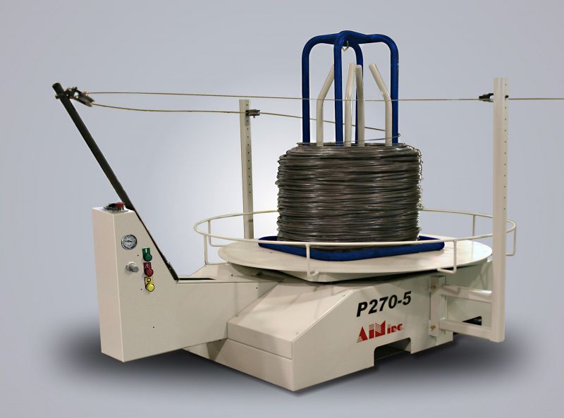 Wire unwinder - Payoff - aim inc - coil / fully-automatic / maintenance ...