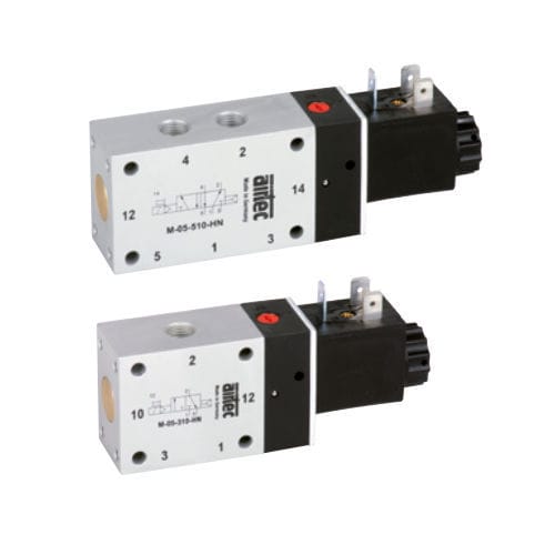 Electrically-operated pneumatic directional control valve - KM Series ...