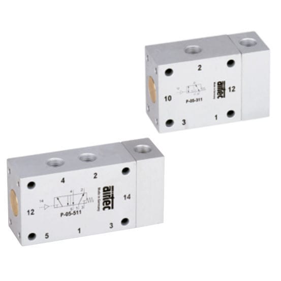 Pneumatically-operated pneumatic directional control valve - P series - AIRTEC Pneumatic - spool ...