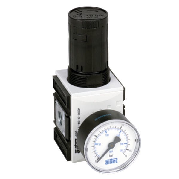 Air pressure regulator - RY Series - AIRTEC Pneumatic - diaphragm / single-stage / brass