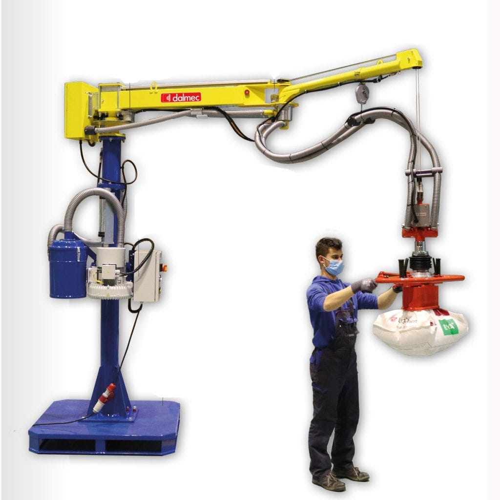 Bag manipulator - POSIFIL-PF - DALMEC - pneumatic / vacuum tube / handling