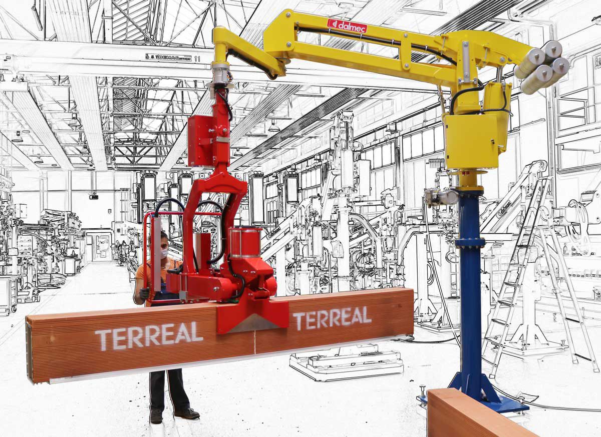 Solar panel manipulator - DALMEC - pneumatic / with suction cup / for ...