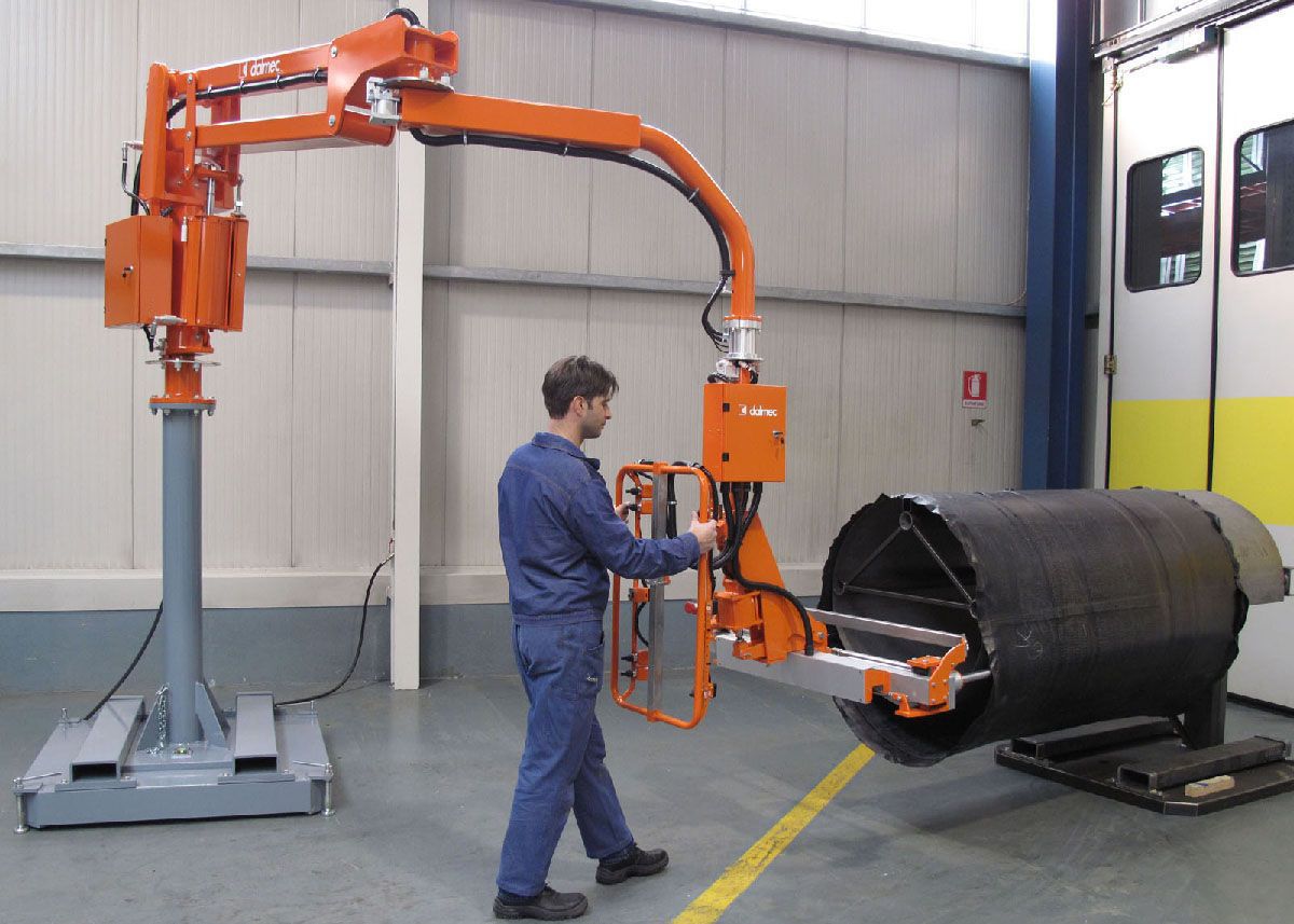 Fork manipulator - DALMEC - pneumatic / handling / pillar