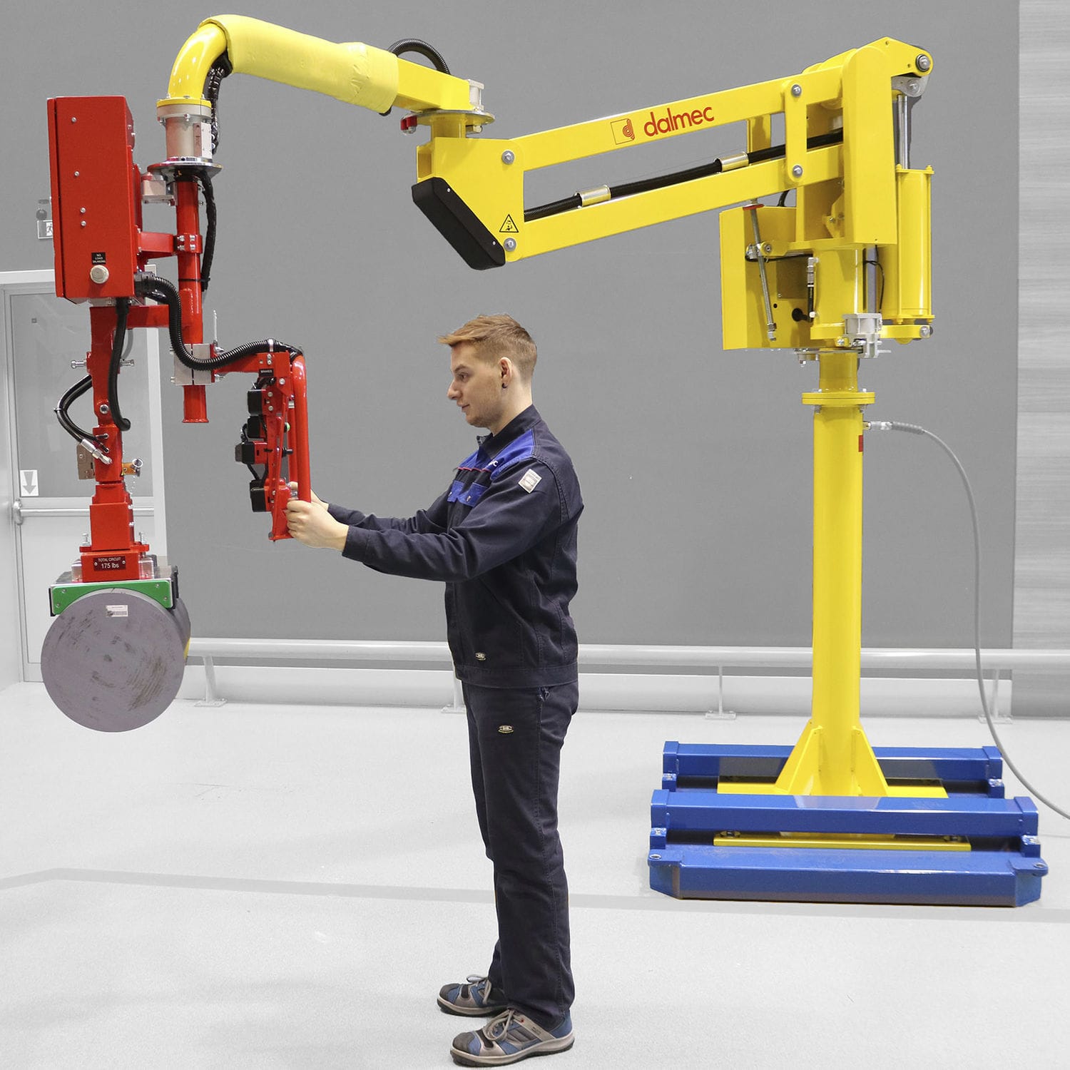 Pneumatic manipulator - DALMEC - with suction cup / positioning / load