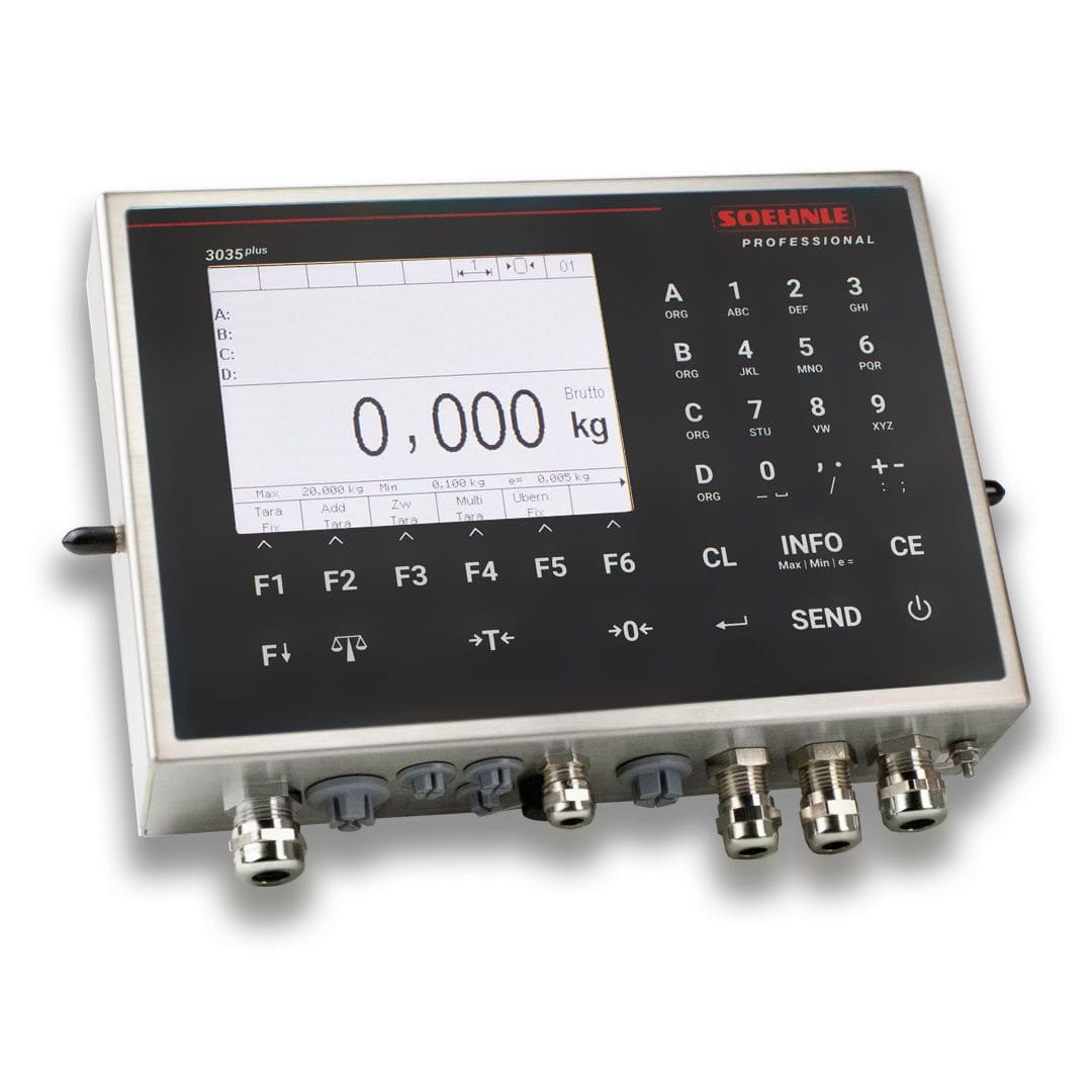 Digital weighing terminal - 3035plus - Soehnle Industrial Solutions ...