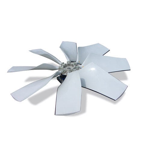 Axial-flow fan blade - MF - comet fans - aluminum / multi-blade