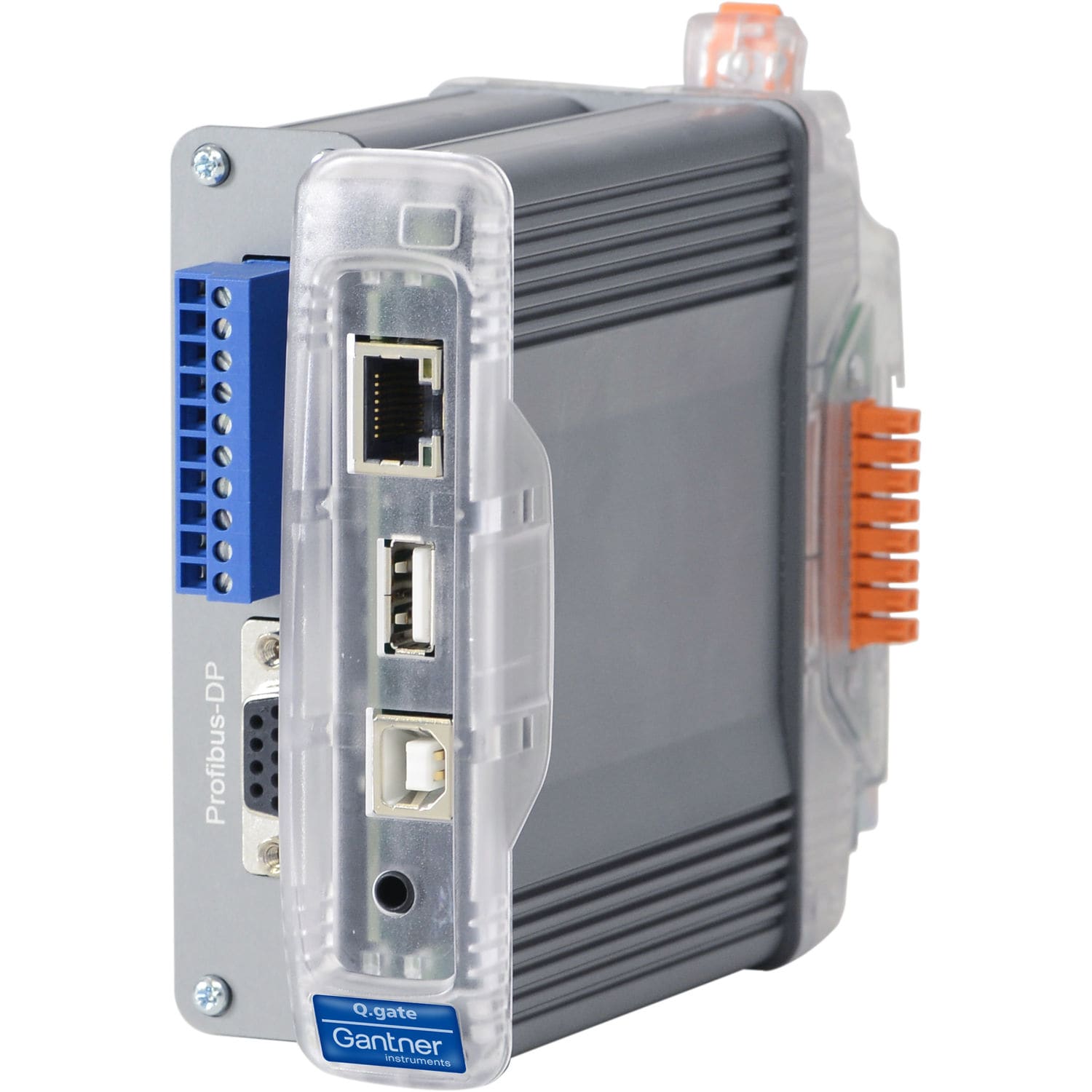 DIN rail data acquisition module - Q.gate DP - Gantner Instruments ...