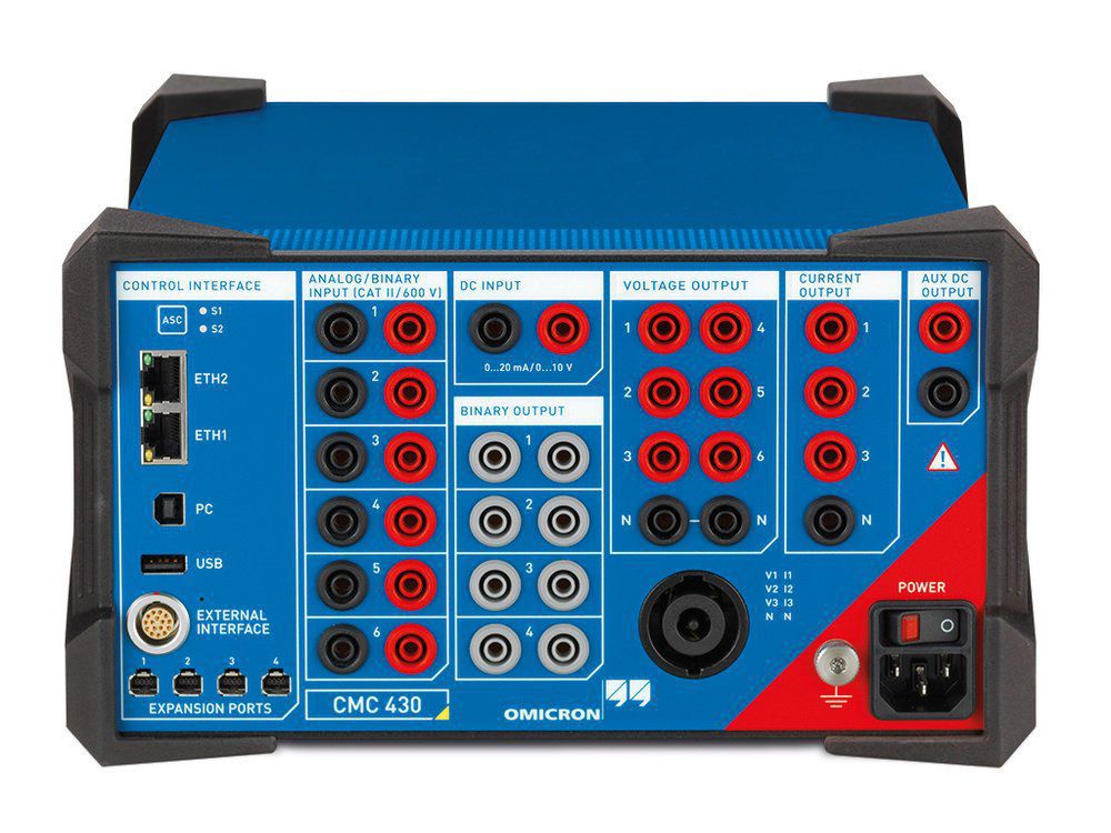 Portable calibrator - CMC 430 - OMICRON electronics - for electrical ...