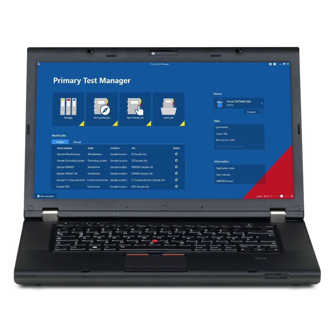 Diagnostic software - Primary Test Manager™ - OMICRON electronics ...