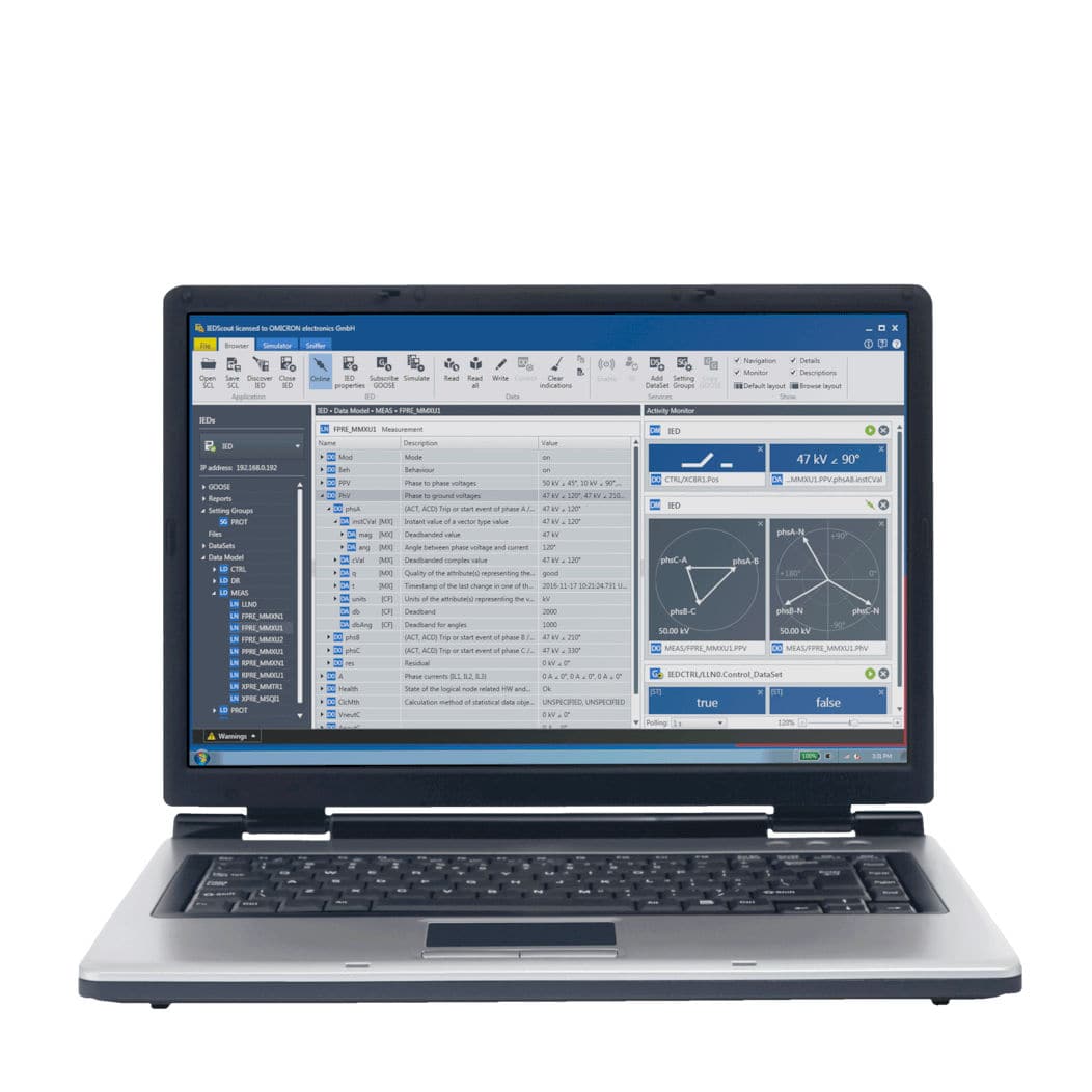 Lifecycle management software - IEDScout - OMICRON electronics ...