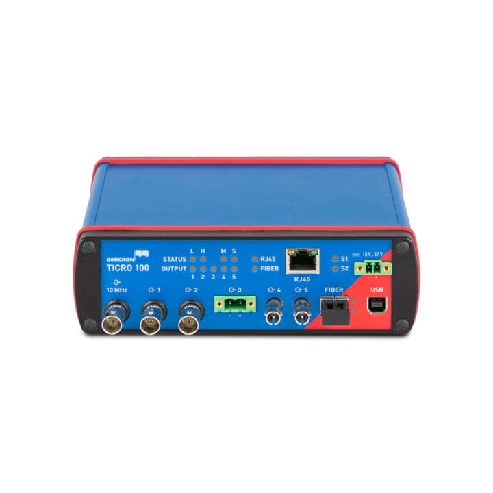 PTP converter - TICRO 100 - OMICRON electronics - Ethernet / IEEE 1588 ...